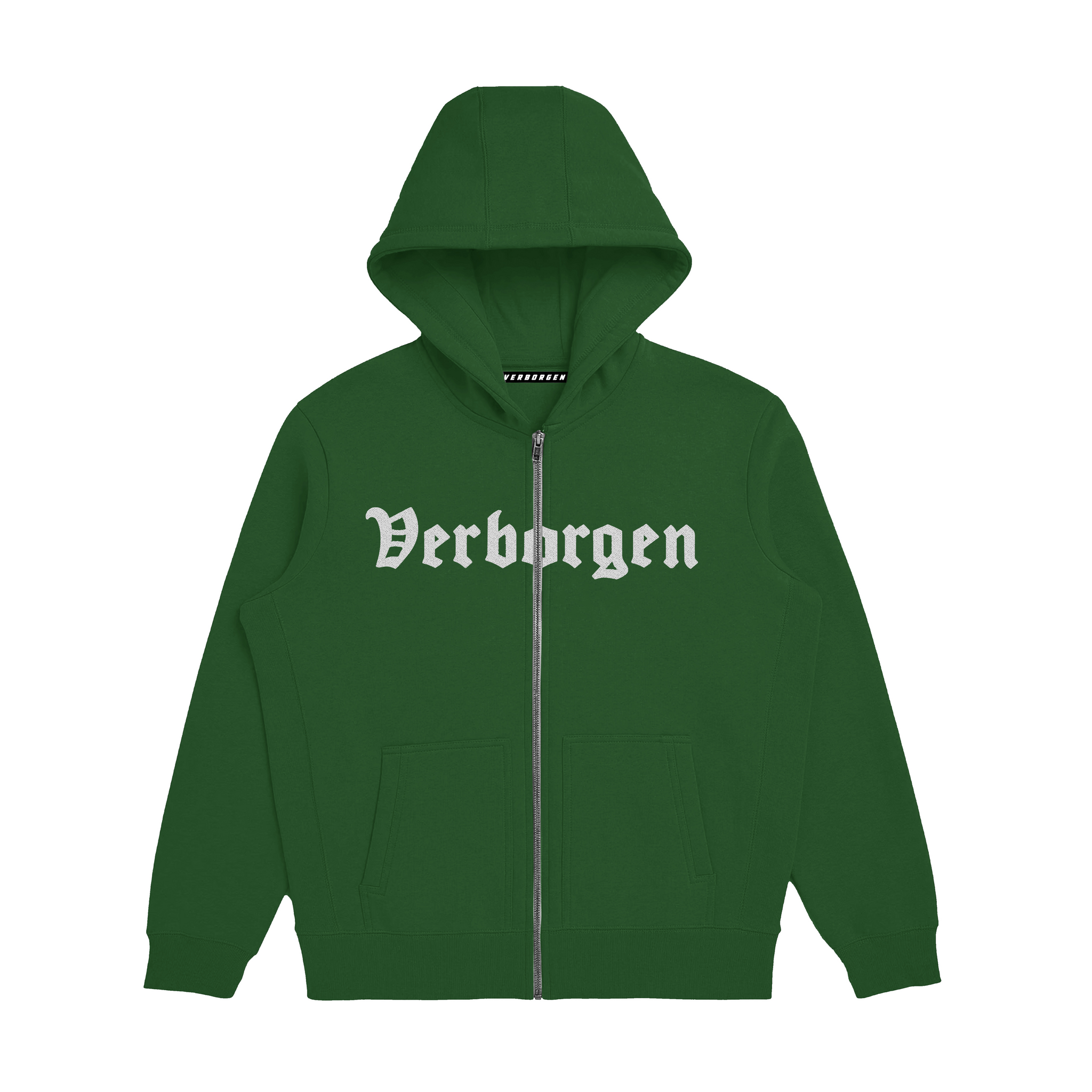 "Classic" Embroidery V3 Zip-Up - Army Green